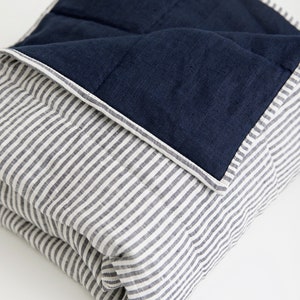 Handmade 100% Stonewashed European Linen Quilt Set - Etsy