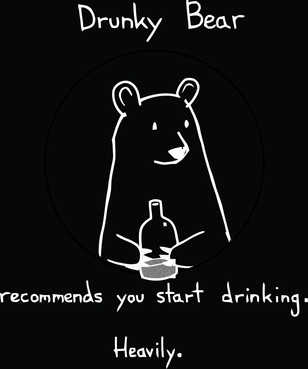 Drunky Bear Shirt - Etsy