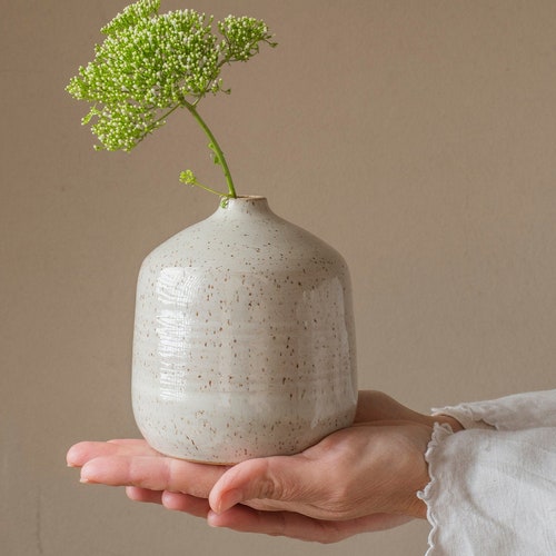 Ceramic Vase Pottery Vase Pot for Flowers Stoneware Vase - Etsy