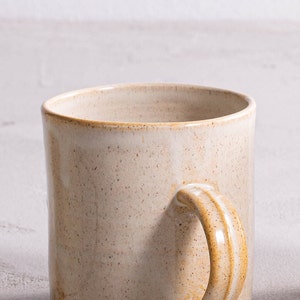 A Set of 4 Ceramic Mugs With Handles, Four Pottery Mugs, Coffee/tea ...