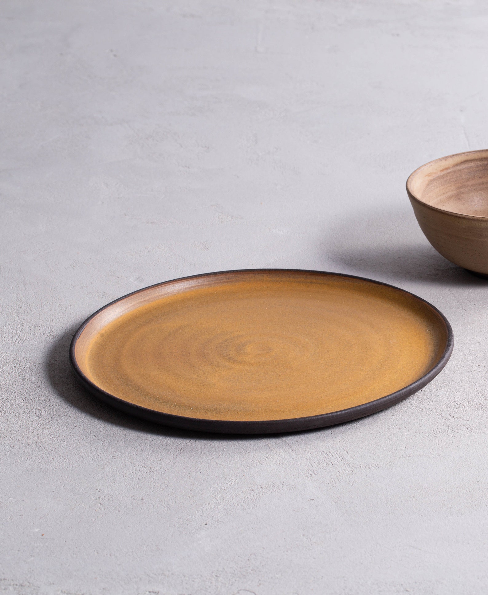 2 Colorful Ceramic Plates Pottery Handmade Plates Dinner - Etsy