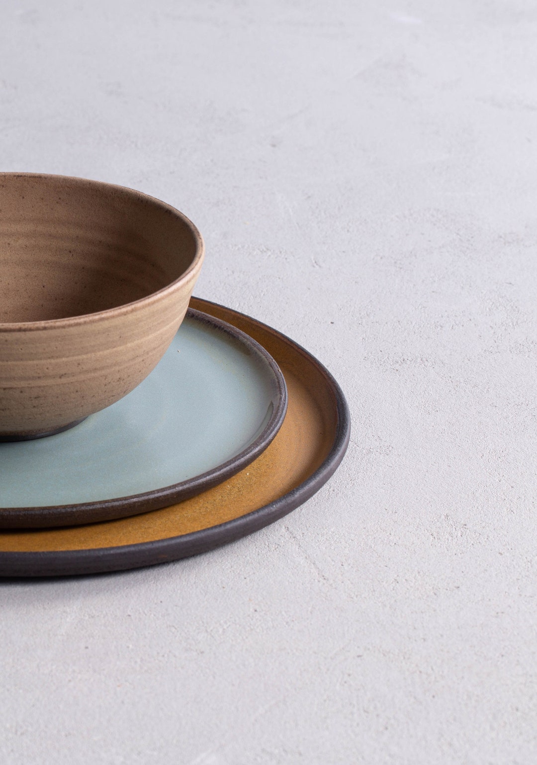 Mix and Match Set of Dinnerware, Set of Main Course Plates, Dinner ...