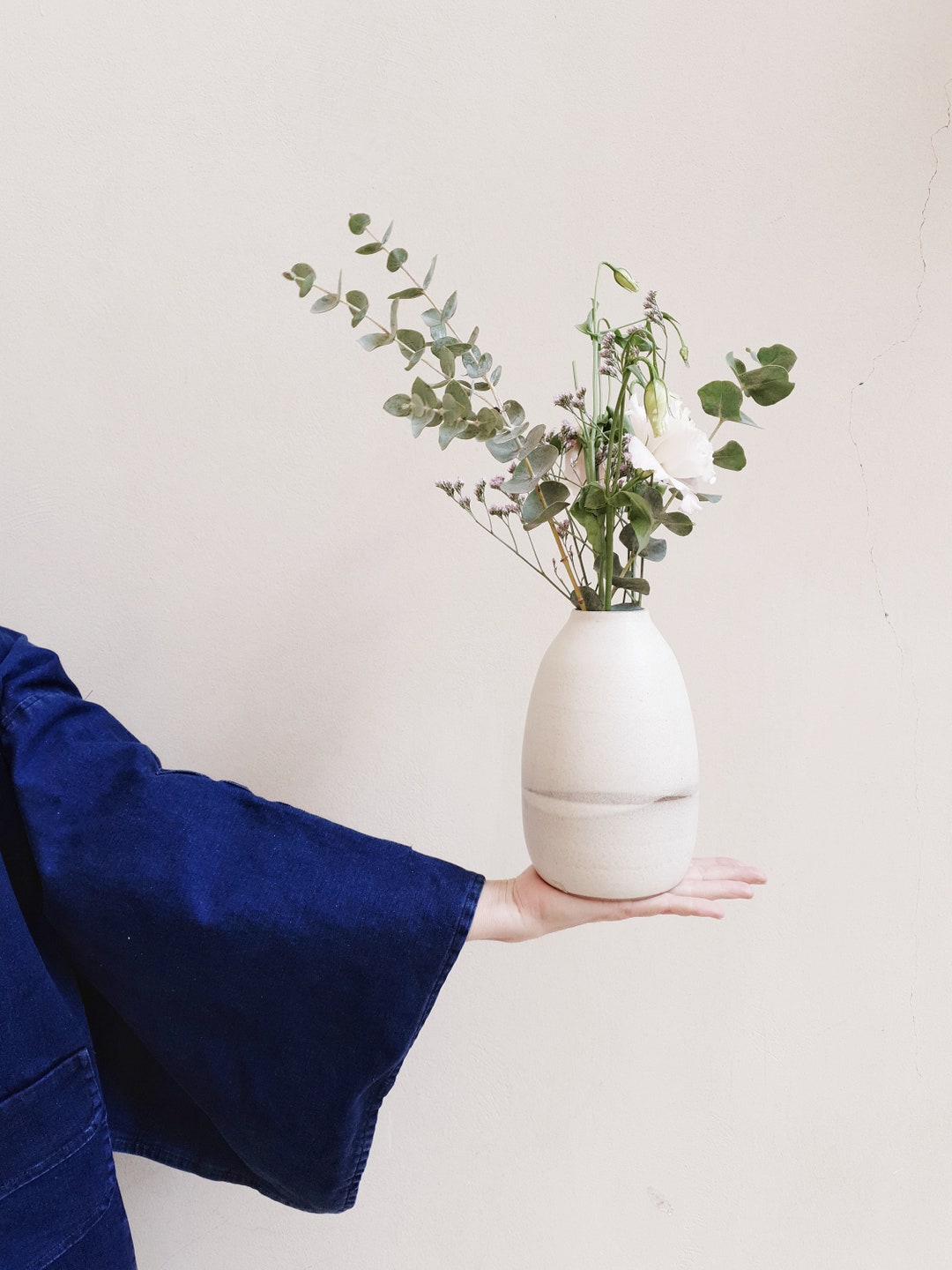 Pottery Vase, Ceramic Vase, Vase for Flowers, Modern Vase, Pottery Gift ...