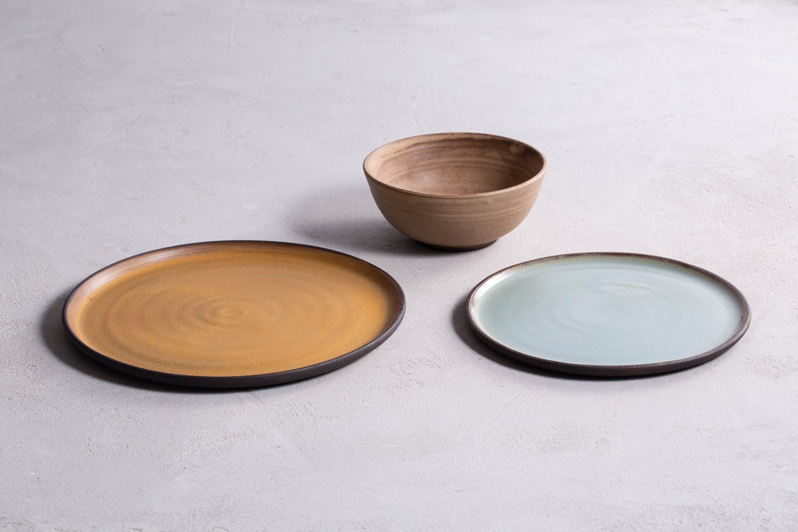 Mix and Match Set of Dinnerware Set of Main Course Plates | Etsy