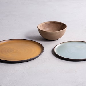 Mix and Match Set of Dinnerware, Set of Main Course Plates, Dinner ...