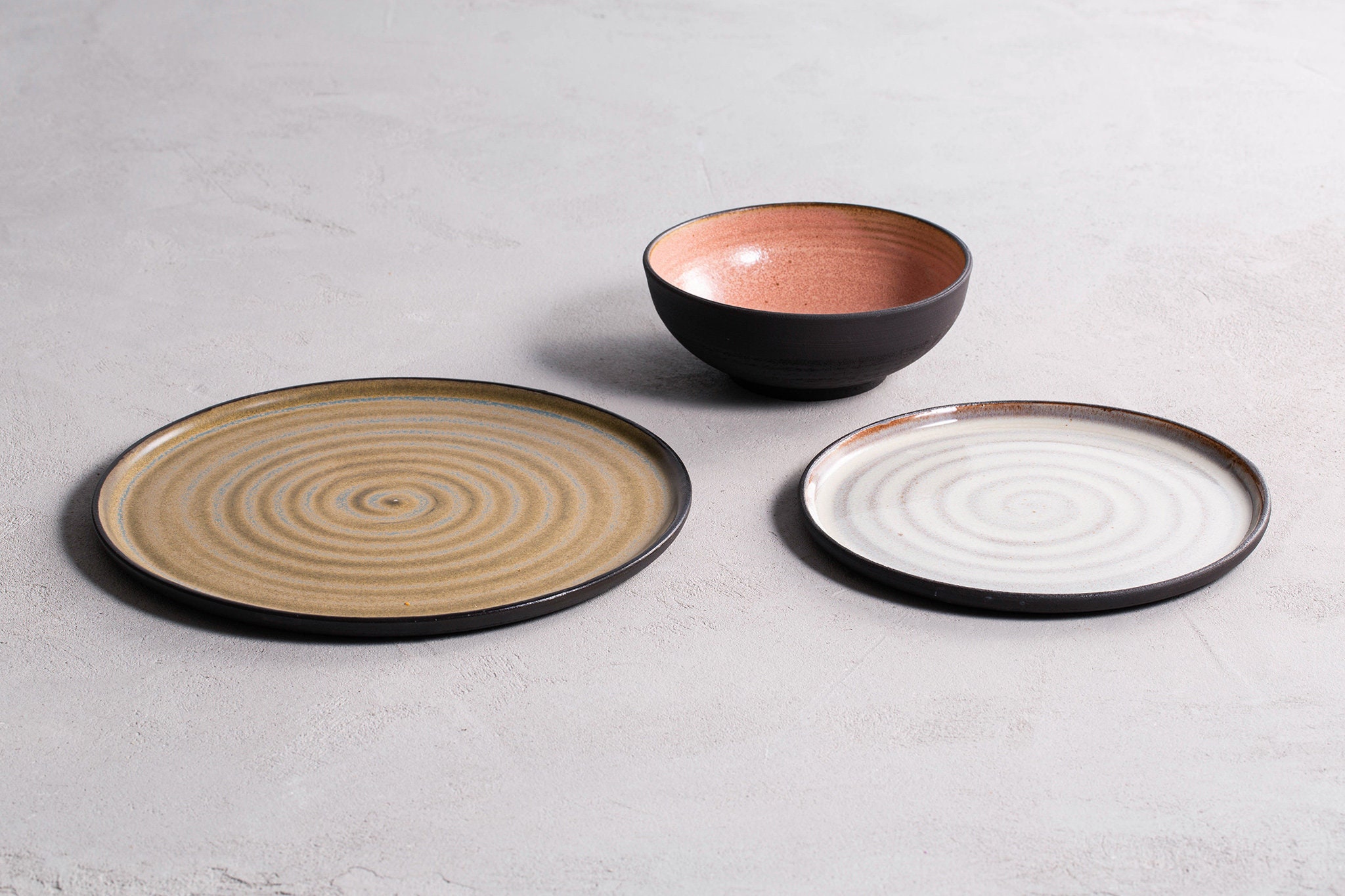 Mix and Match Ceramic Dinnerware Set Set of Main Course - Etsy