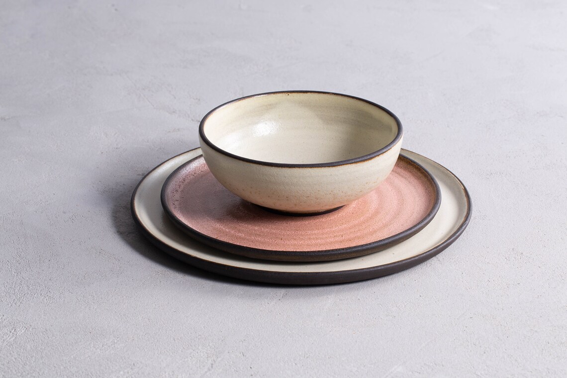 Mix and Match Set of Ceramic Dinnerware Set of Main Course - Etsy