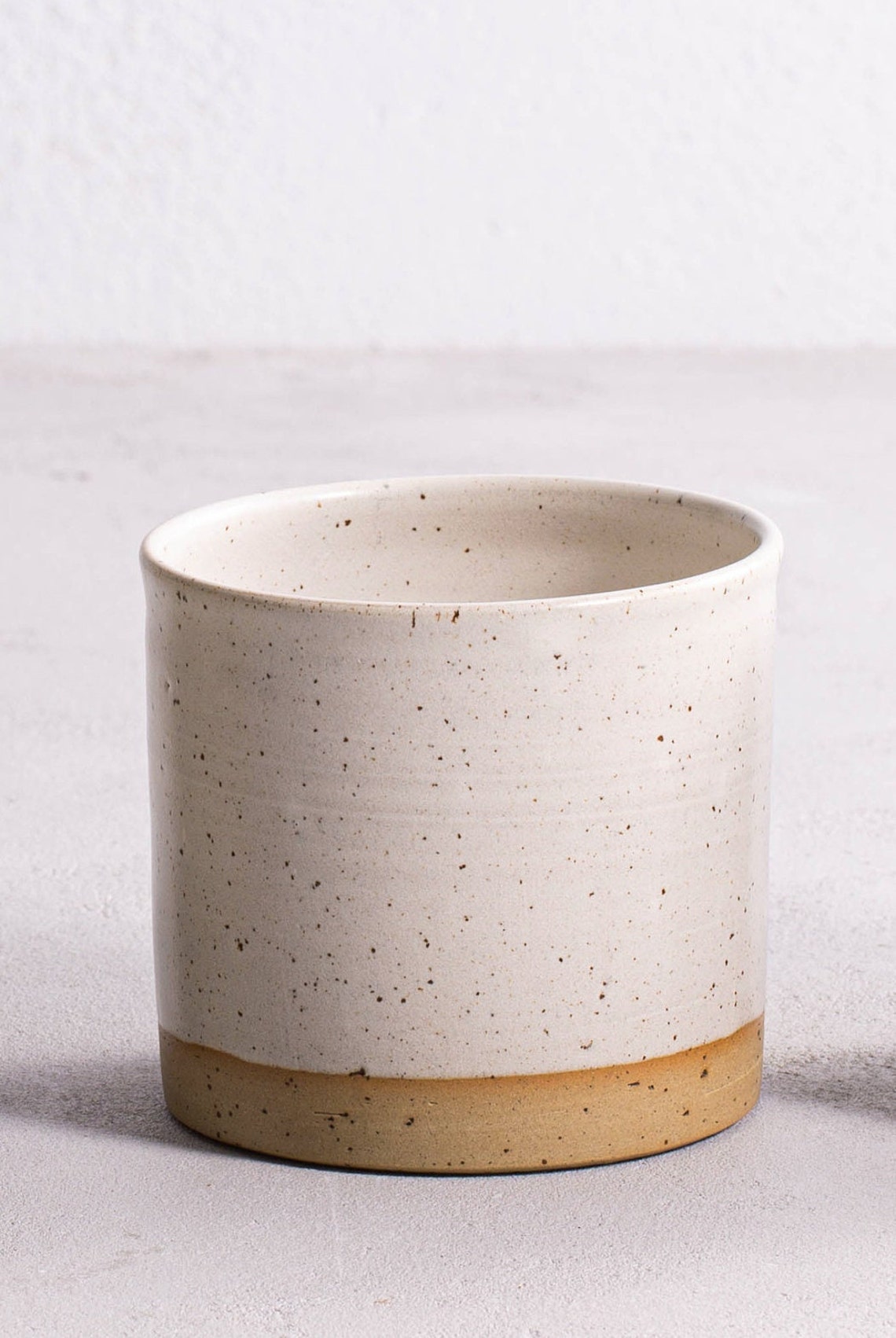 A Set of 4 Ceramic Mugs, Four Pottery Mugs, Coffee/tea Stoneware Mug ...