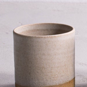 A Set of 4 Ceramic Mugs, Four Pottery Mugs, Coffee/tea Stoneware Mug ...