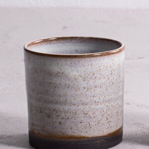 A Set of 4 Ceramic Mugs, Four Pottery Mugs, Coffee/tea Stoneware Mug ...