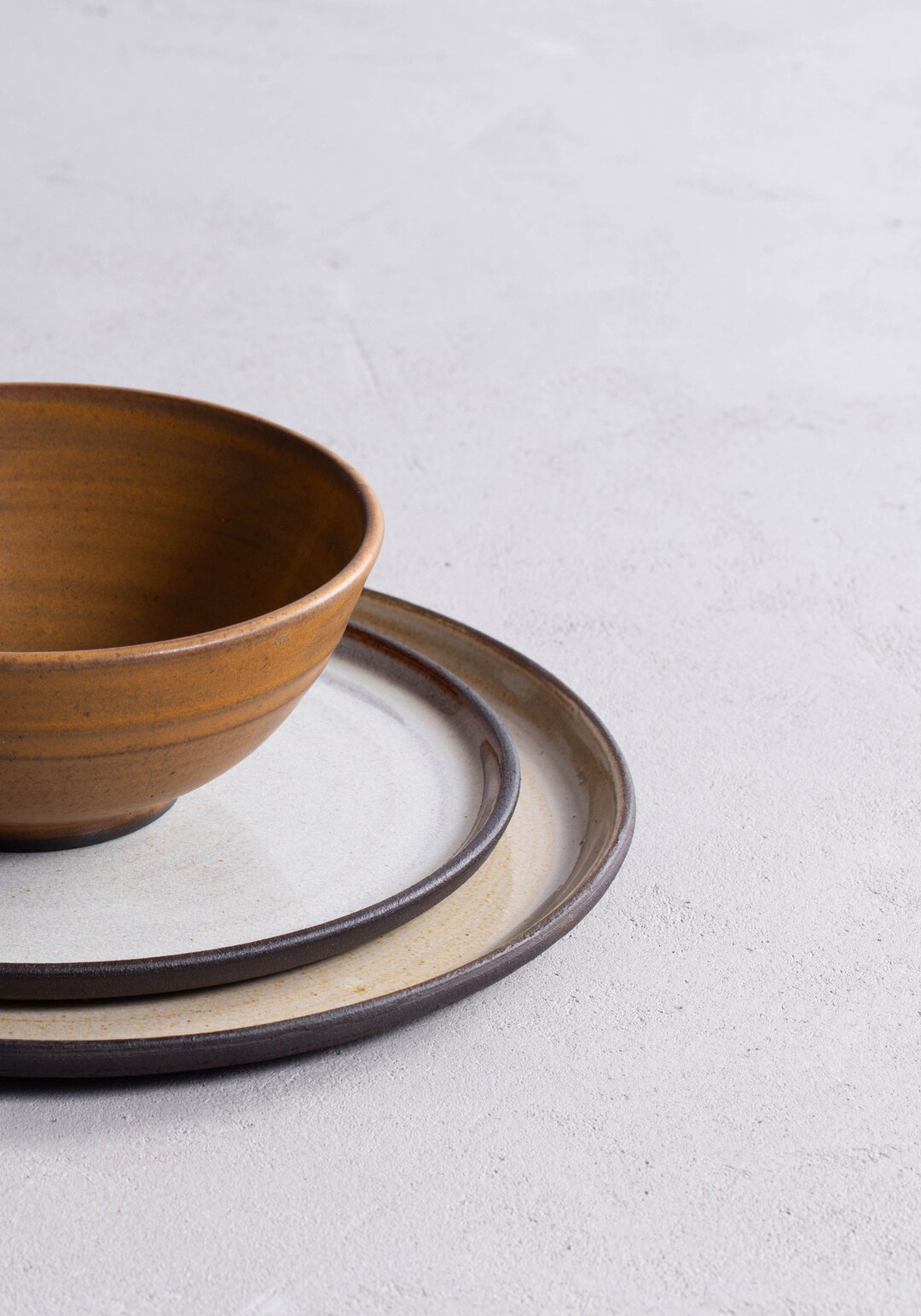 Colorful Ceramic Dinnerware, Set of Main Course Plates, Dinner Plates ...