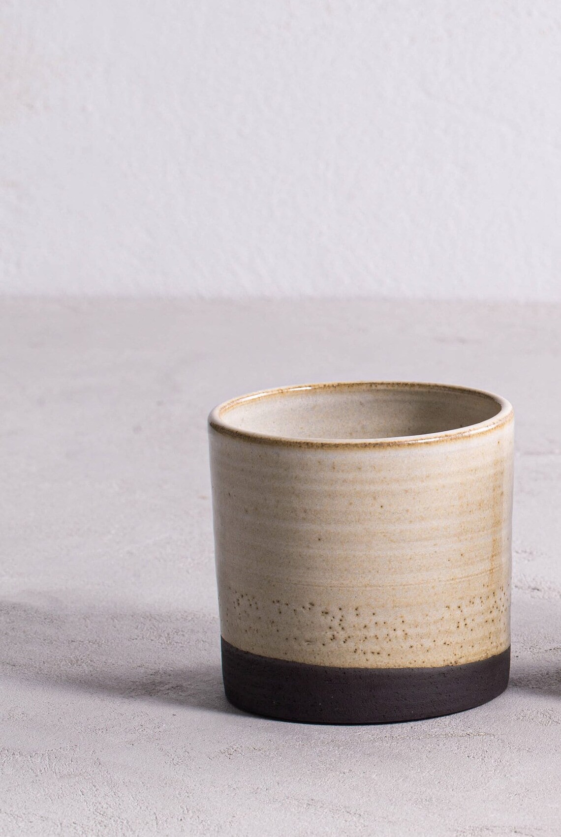 A Set of 4 Ceramic Mugs, Four Pottery Mugs, Coffee/tea Stoneware Mug ...