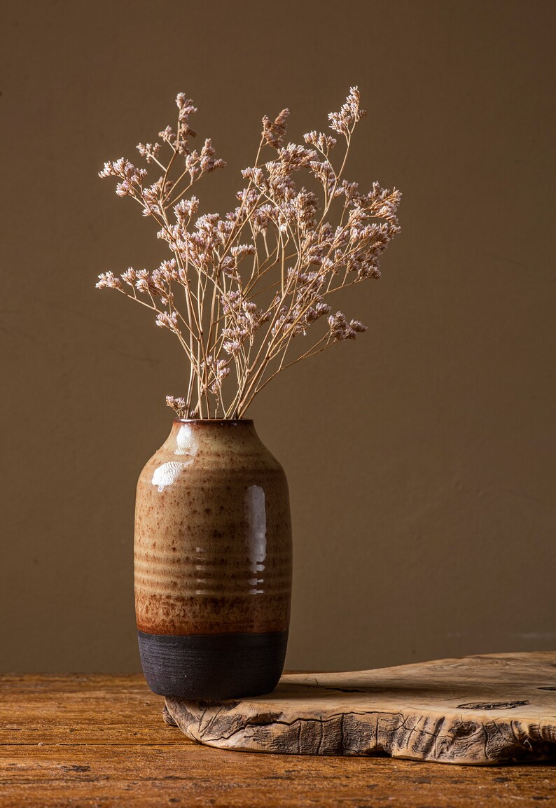 Ceramic Vase Pottery Vase Pot for Flowers Stoneware Vase - Etsy