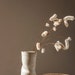 White Tall Handmade Abstract Modern Decorative Flower Vase, Large ...