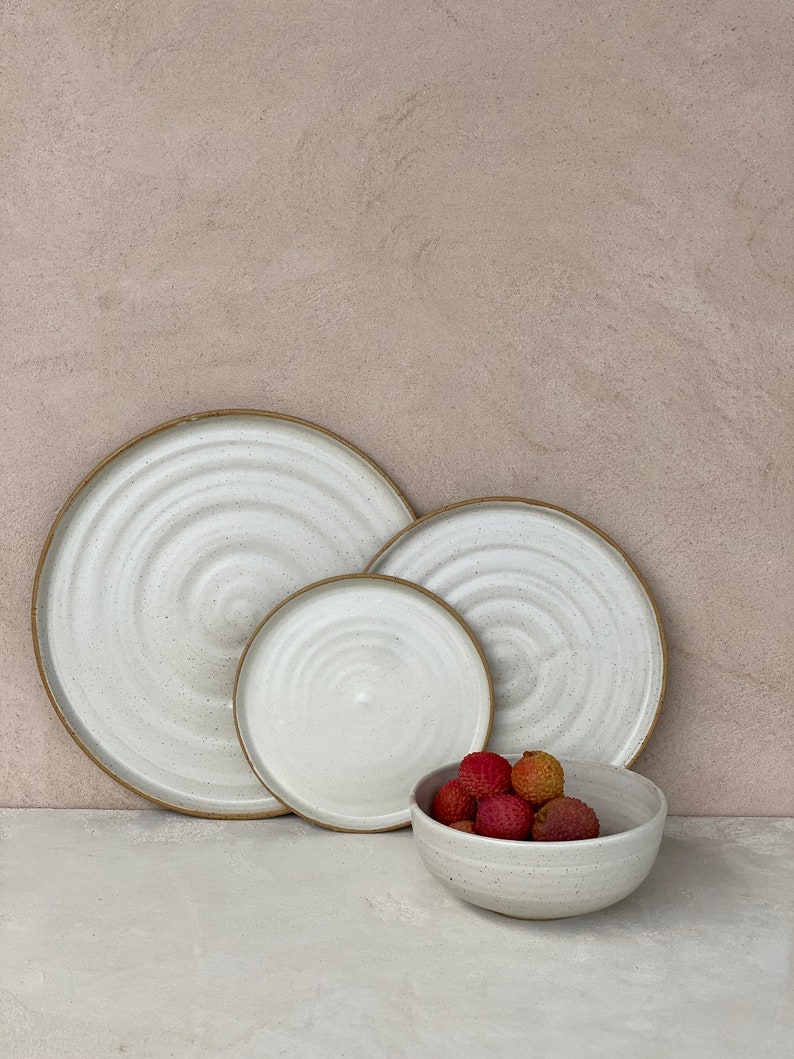 Set of Dinnerware Set of Main Course Plates Dinner Plates | Etsy