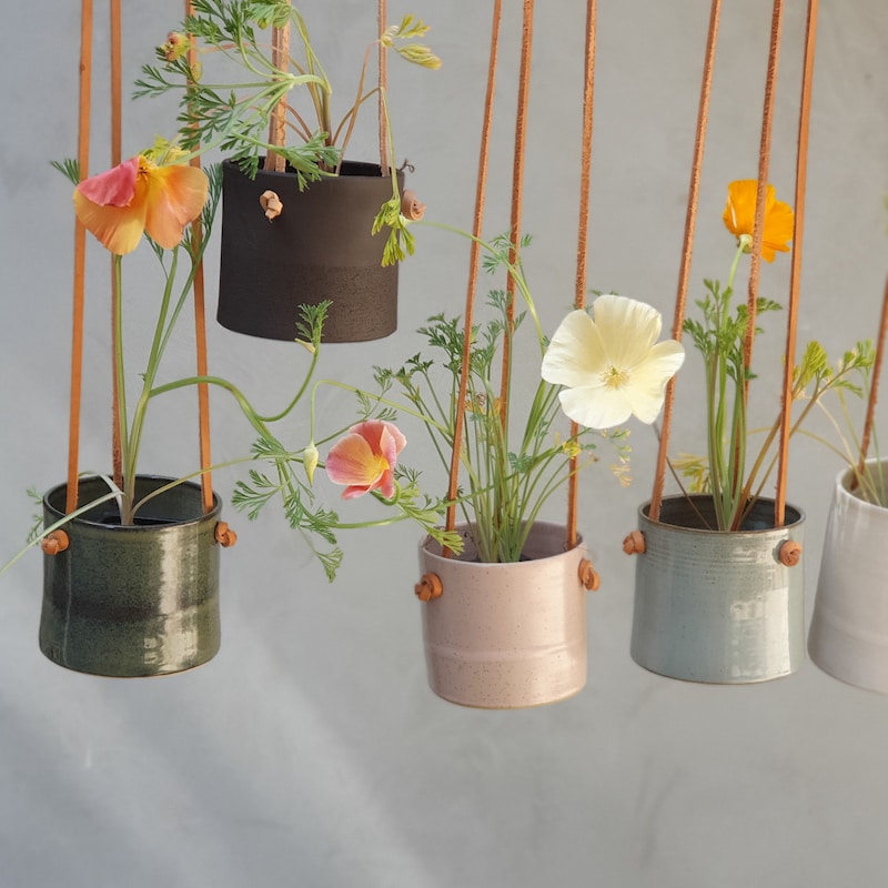 Hanging Ceramic Planter - Etsy
