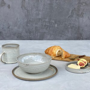 Set of Dinnerware, Set of Breakfast Plates, Bowls and Mugs, Handmade ...