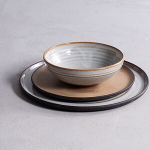 Mix and Match Ceramic Dinnerware Set, Set of Main Course Plates, Dinner ...