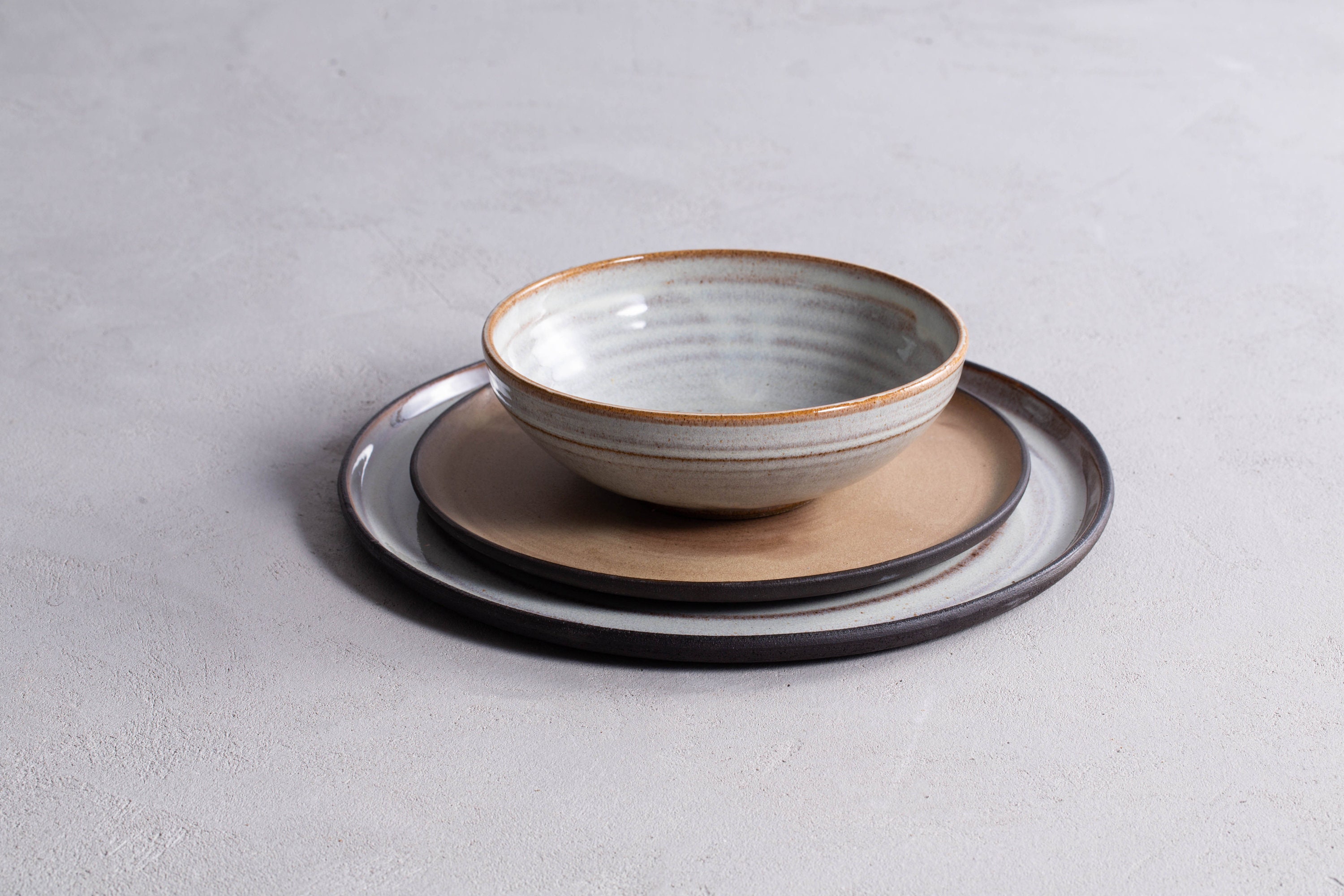 Mix and Match Ceramic Dinnerware Set Set of Main Course - Etsy