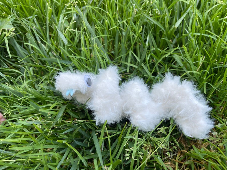 Abominable | "snerm Pet" Snake Fidget Toy | Adult Fuzzy Worm Trinket ...