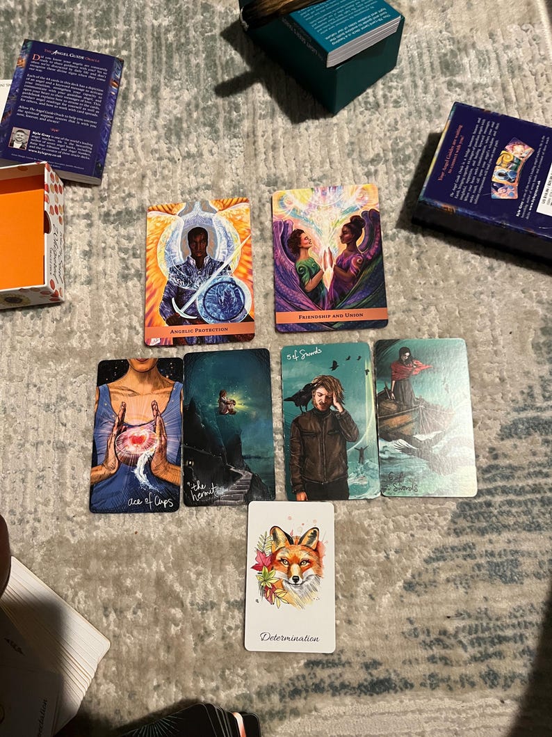 3 Card Oracle Reading - Etsy