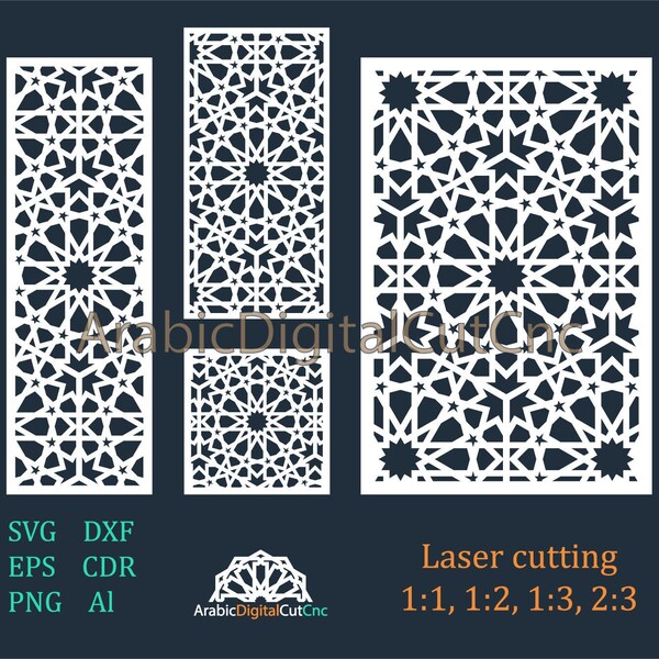 Geometric Fade Pattern Stencil - Etsy Canada