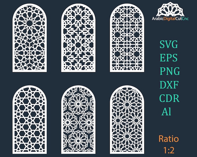 Morocco Geometric Laser Cutting Templates Digital Pattern - Etsy