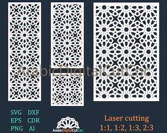 Morocco Geometric Laser Cutting Templates Digital Pattern | Etsy