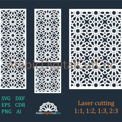 Morocco Geometric Laser Cutting Templates Digital Pattern - Etsy