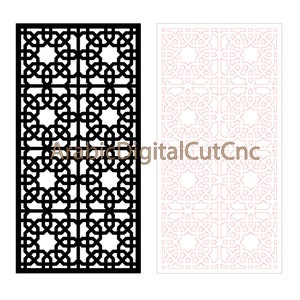 Dxf,cdr,svg,eps,png, Al (21 Files). Arabic Geometric Laser Cutting ...