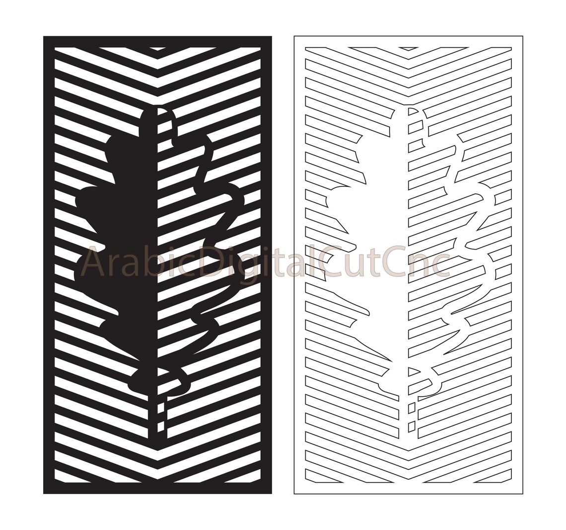 Leaves Leaf 3 Wall Art Decor. DXF SVG PNG Digital Files. - Etsy