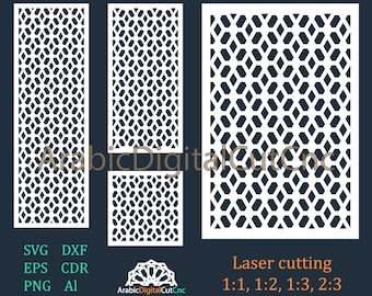 Arabic Geometric Laser Cutting Templates Digital Pattern Set. - Etsy