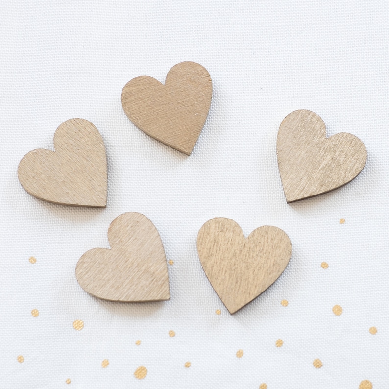 10+ Wooden Hearts, 30mm, Laser Cutout, Wood Hearts, Small Hearts, Small ...