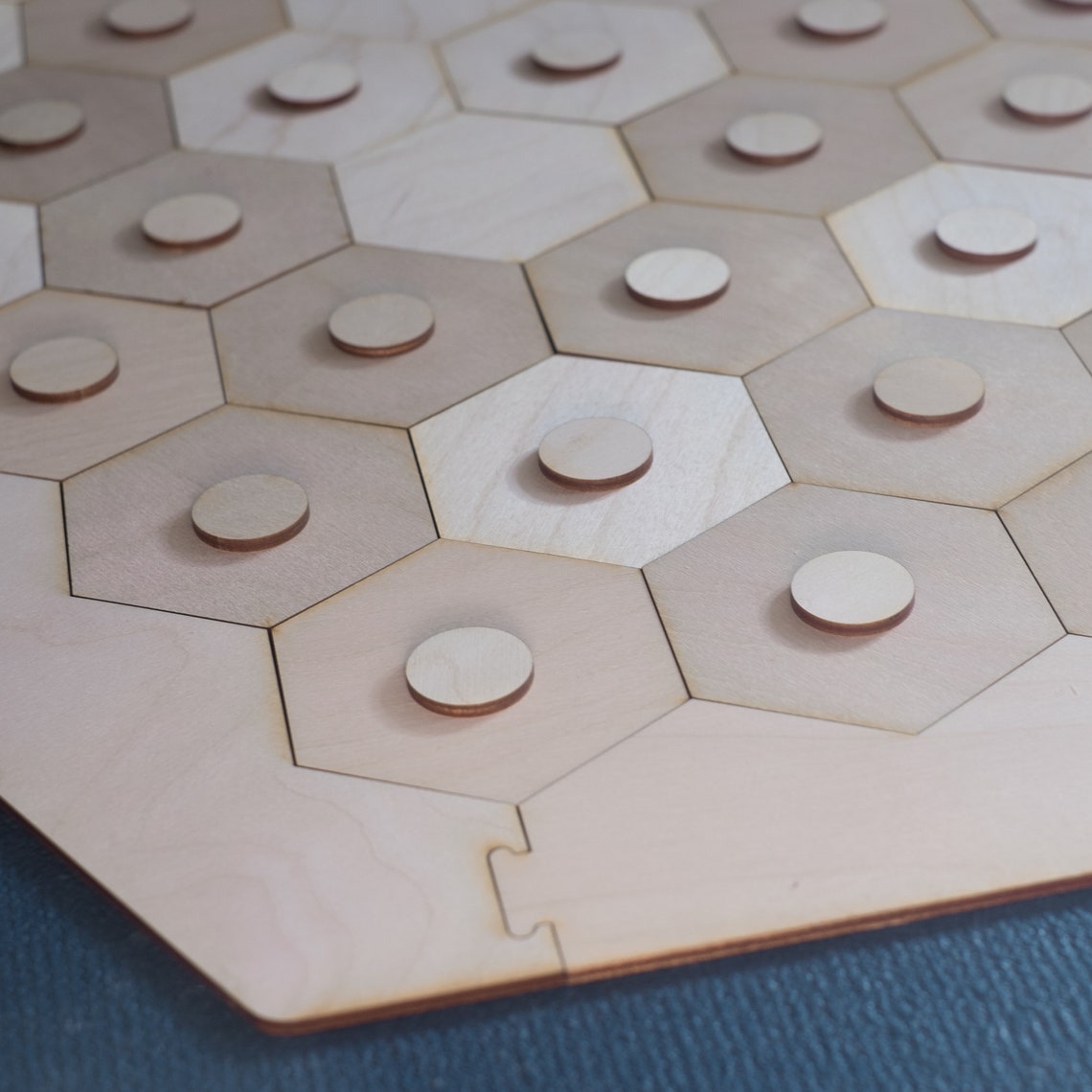 Hexagonal Game Board for 5-6 Players | Main Board and Extension ...