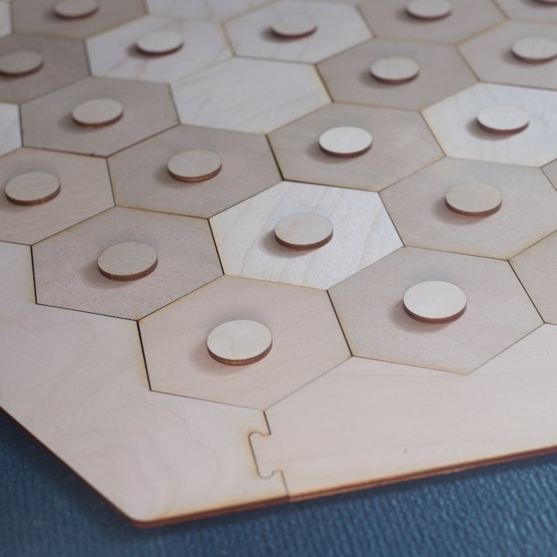 Hexagonal Game Board for 5-6 Players | Main Board and Extension ...