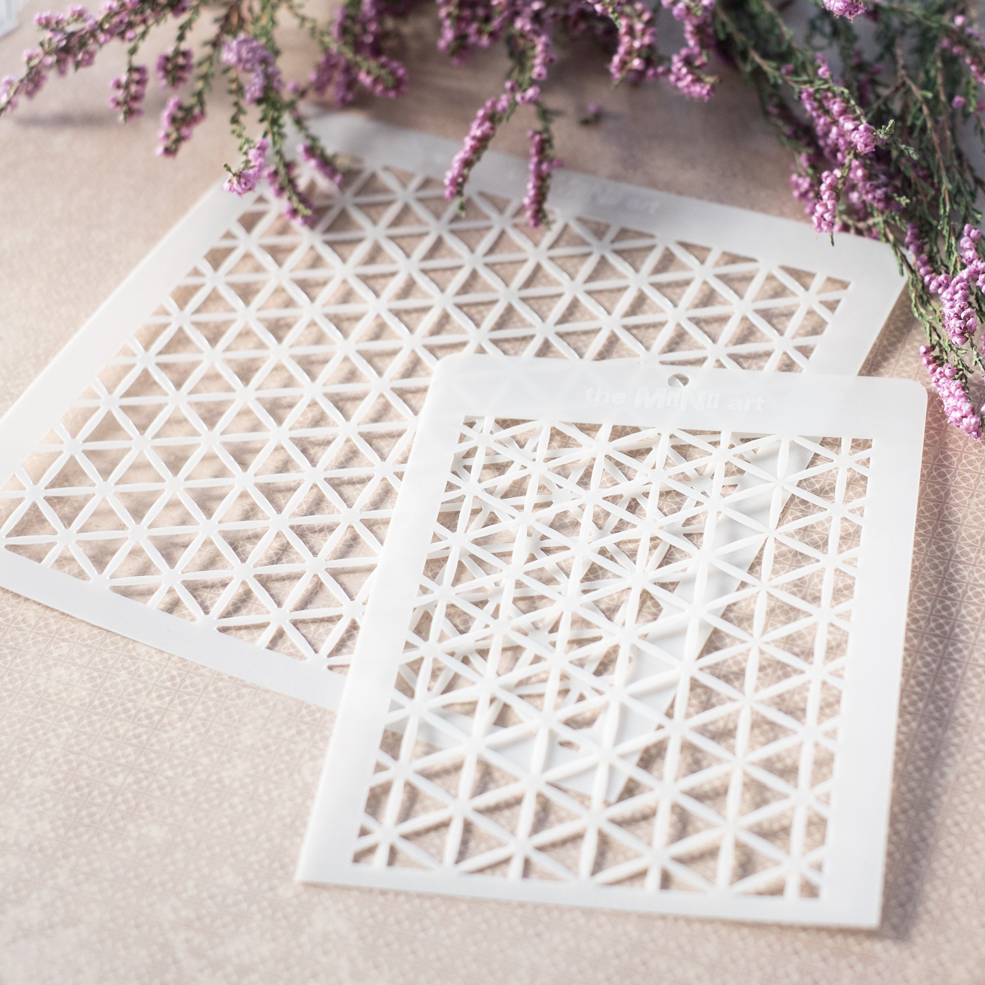 Hexagon Stencil, Craft Stencil, Scrapbooking Stencil, Painting Stencil ...