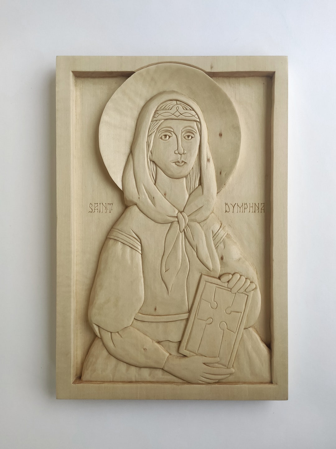 Saint Dymphna Handmade Orthodox Icon Catholic Icon - Etsy