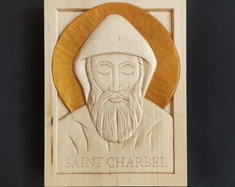 Saint Charbel Icon - Etsy