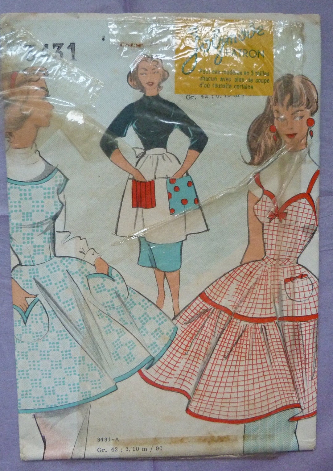 Vintage 1950’s French Dressmaking Pattern “jolymode” - B7645 French ...