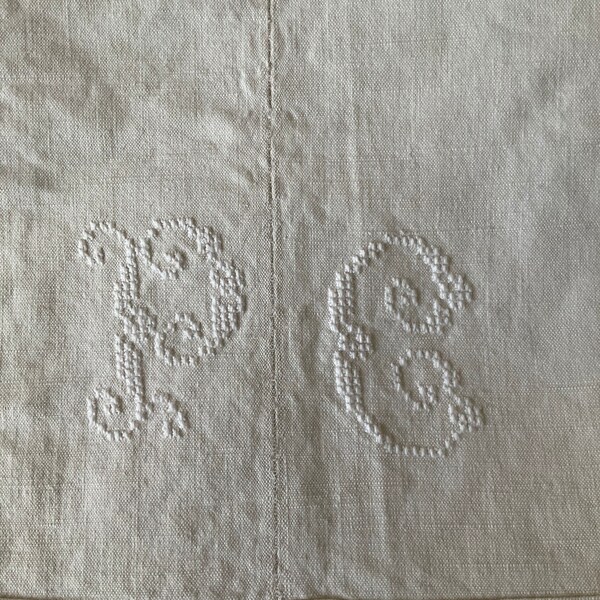 Antique Monogrammed Linens - Etsy