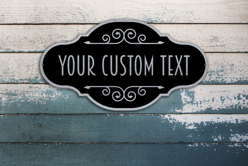 Custom Text Sign Customisable Plaque Personalised Sign | Etsy
