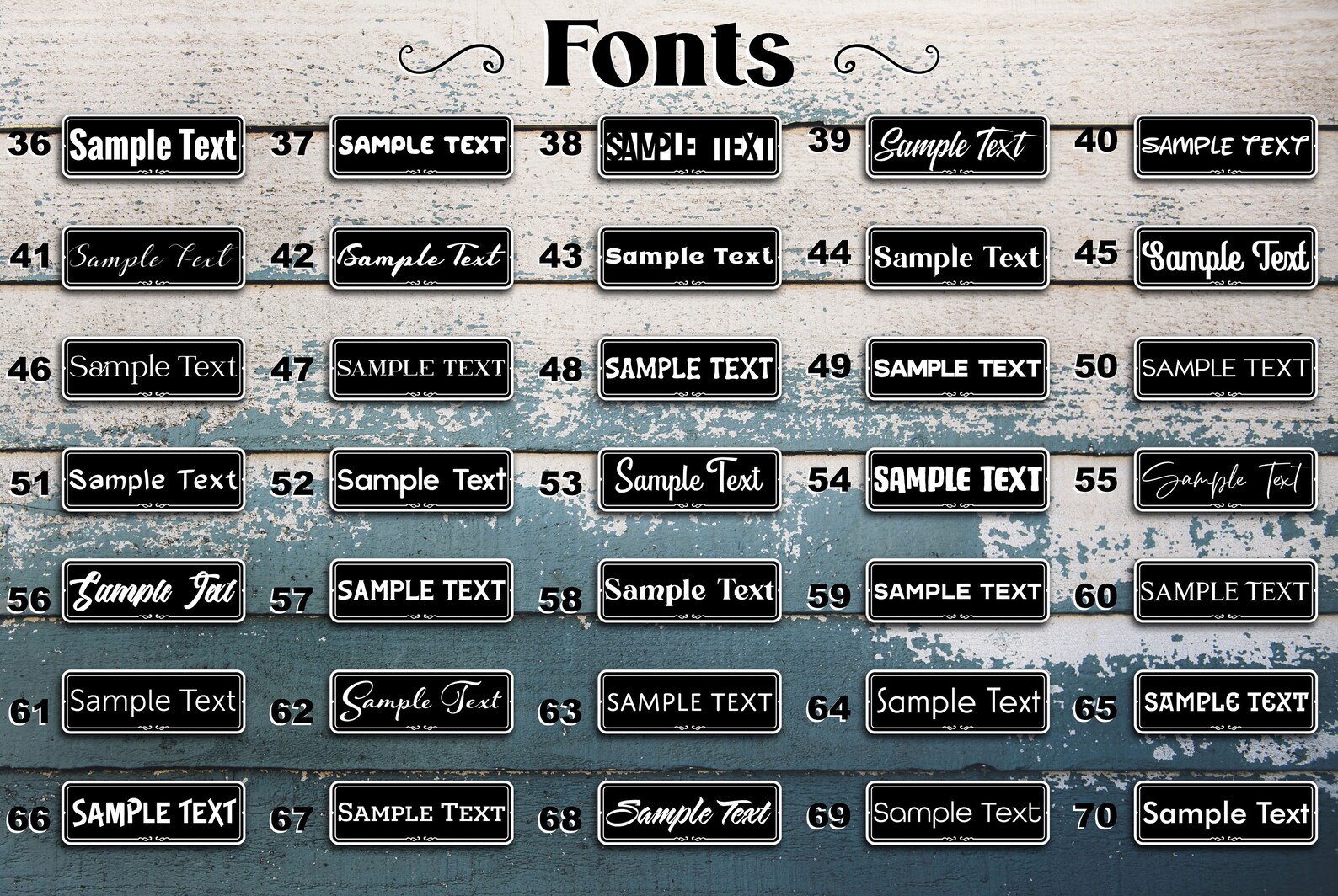 BRONZE Custom Text Sign Custom Text Plaque Personalised - Etsy