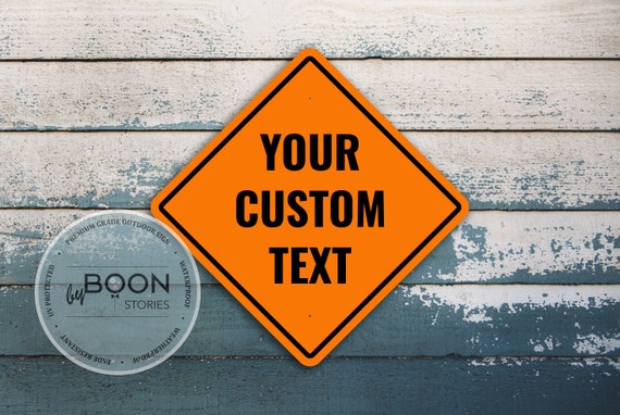 Custom Text Road Sign Highway Traffic Sign Custom Icon - Etsy