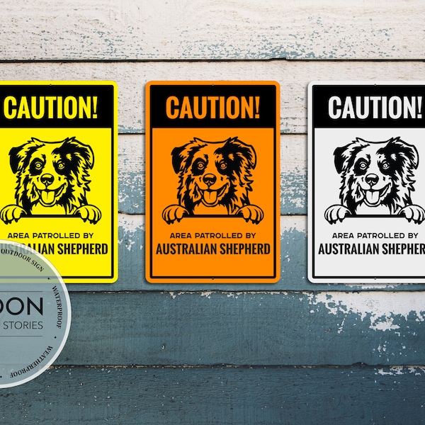 Australian Shepherd Yard Sign - Etsy