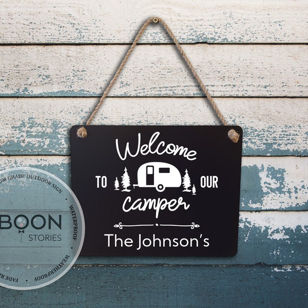 Welcome Camper Sign - Etsy