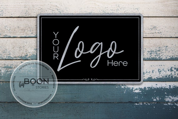 Custom Logo Sign Business Logo Creative Business Sign | Etsy
