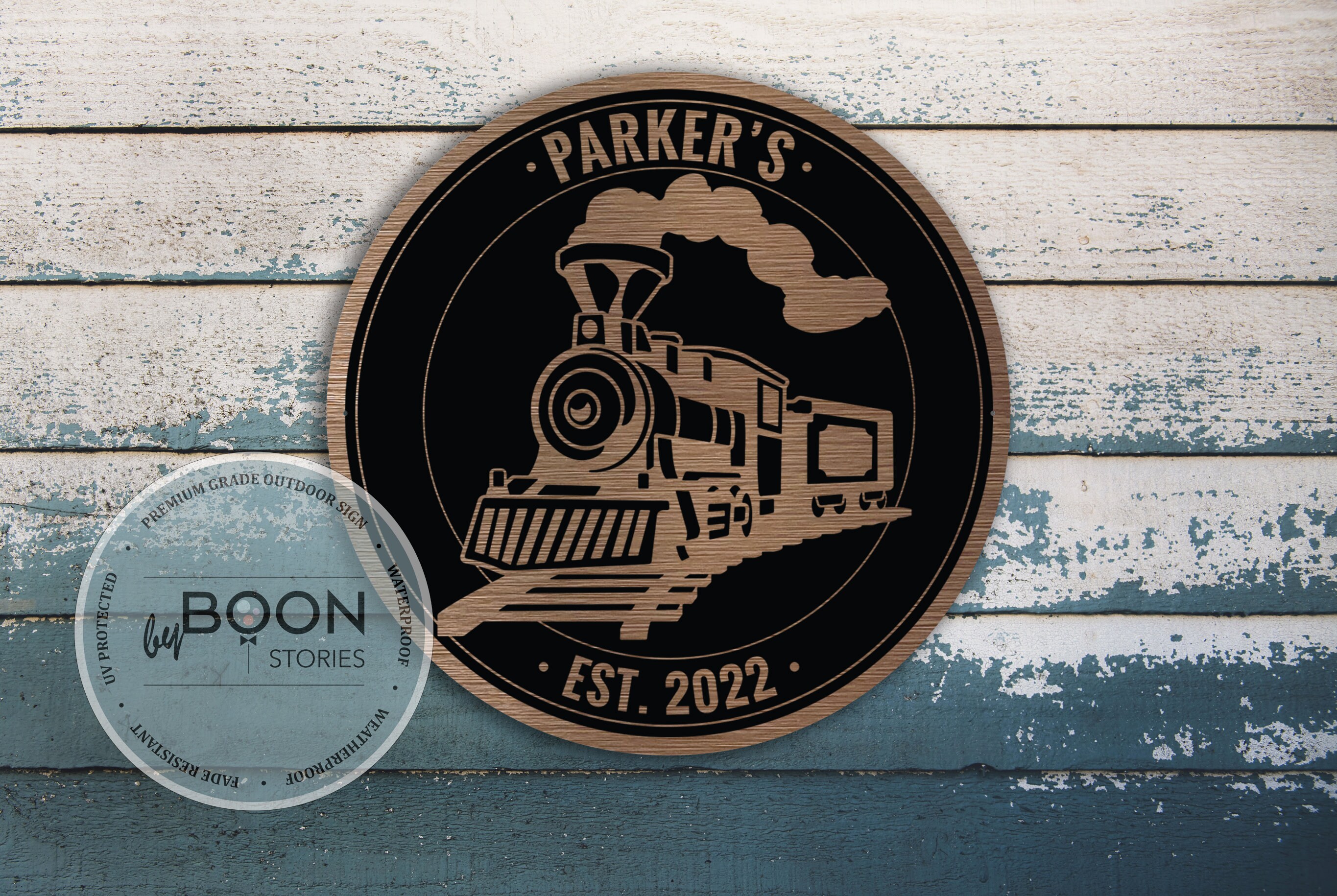 Custom Train Room Sign Train Sign Family Name Train Decor - Etsy