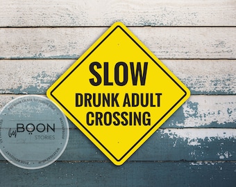 DRUNK DRIVE Street Sign Signs Drinker Bar Funny Gift - Etsy