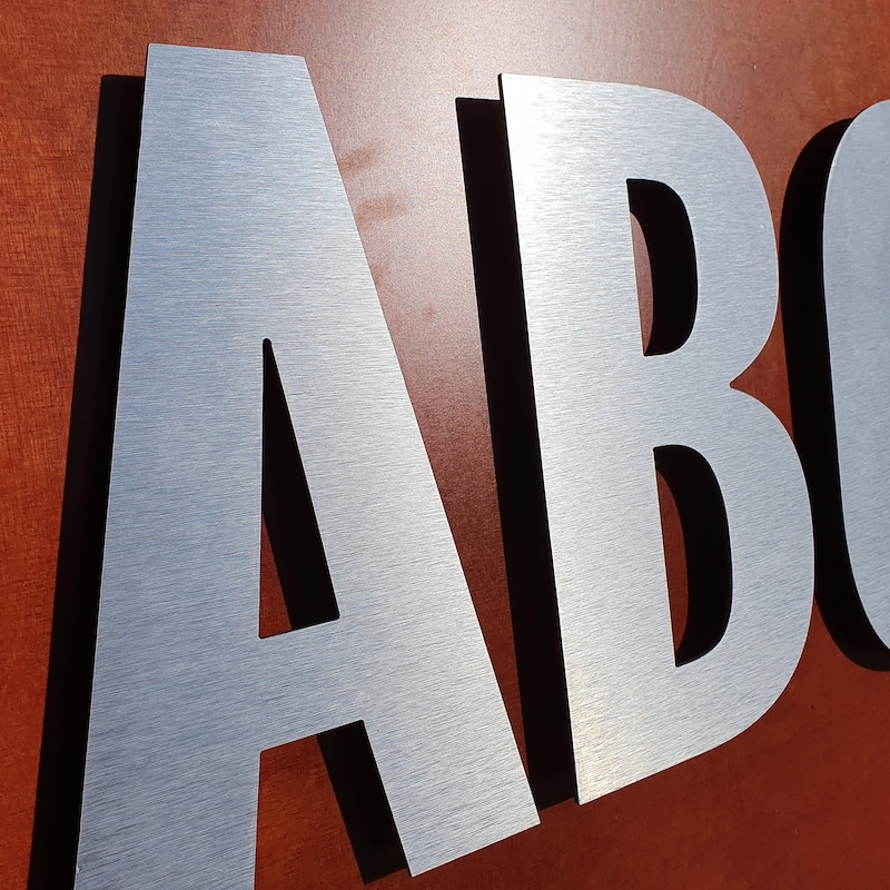 Metal Letters - Etsy