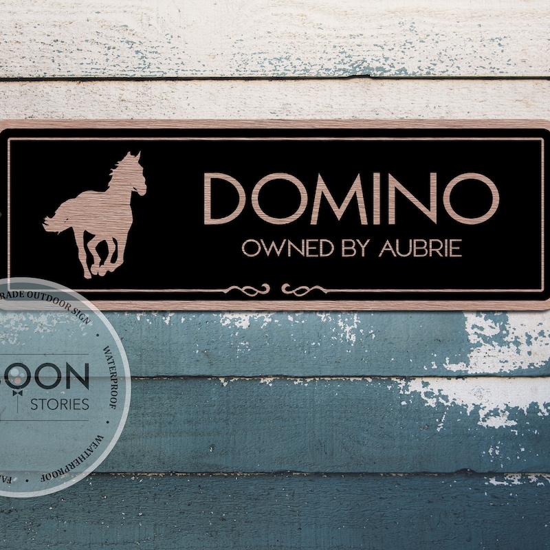 Horse Stall Signs - Etsy